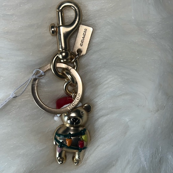 Coach | Accessories | Coach Christmas Lights Bear Bag Charm | Poshmark